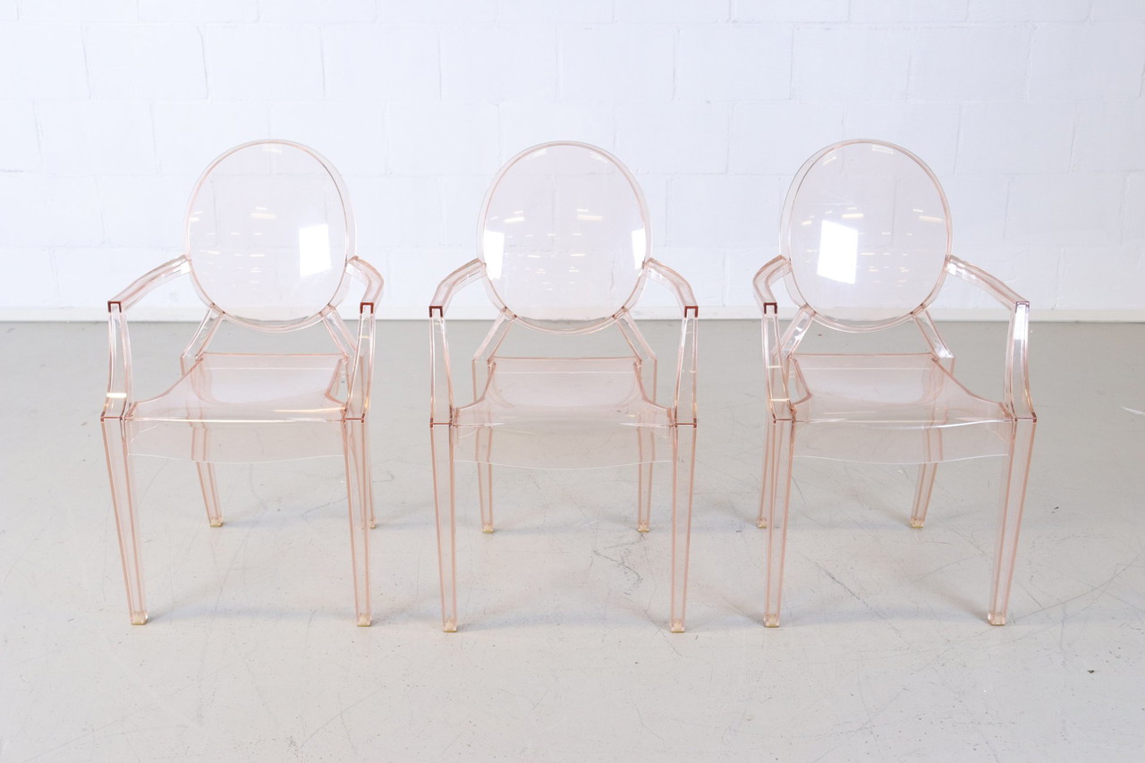 3x Kartell louis ghost chairs by Philip starck | €450 | Whoppah