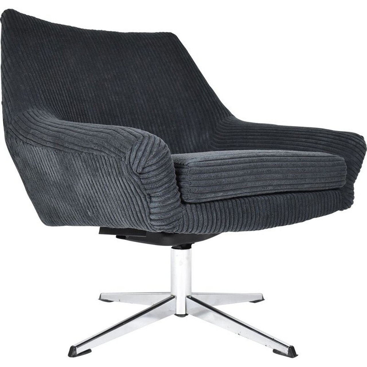 Vintage armchair Shell DDR Black Cord, Deutsche Democratic Republic ...