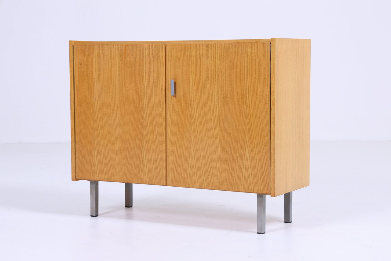 Light vintage chest of drawers 60s | Mid - Century hallway cabinet wood ...