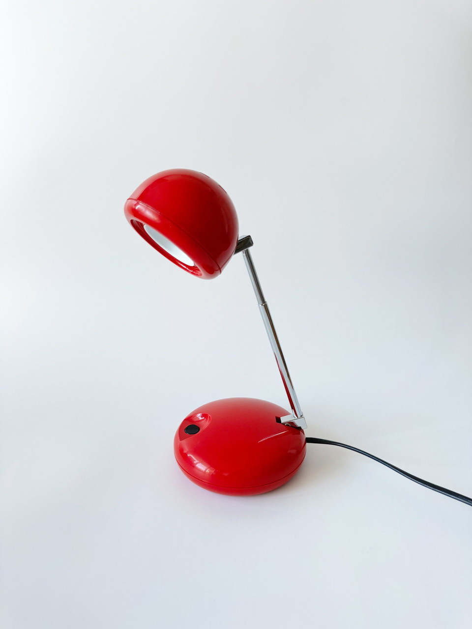 Vintage Space Age Eye Ball Lamp In Red With Adjustable Telescopic Rod ...