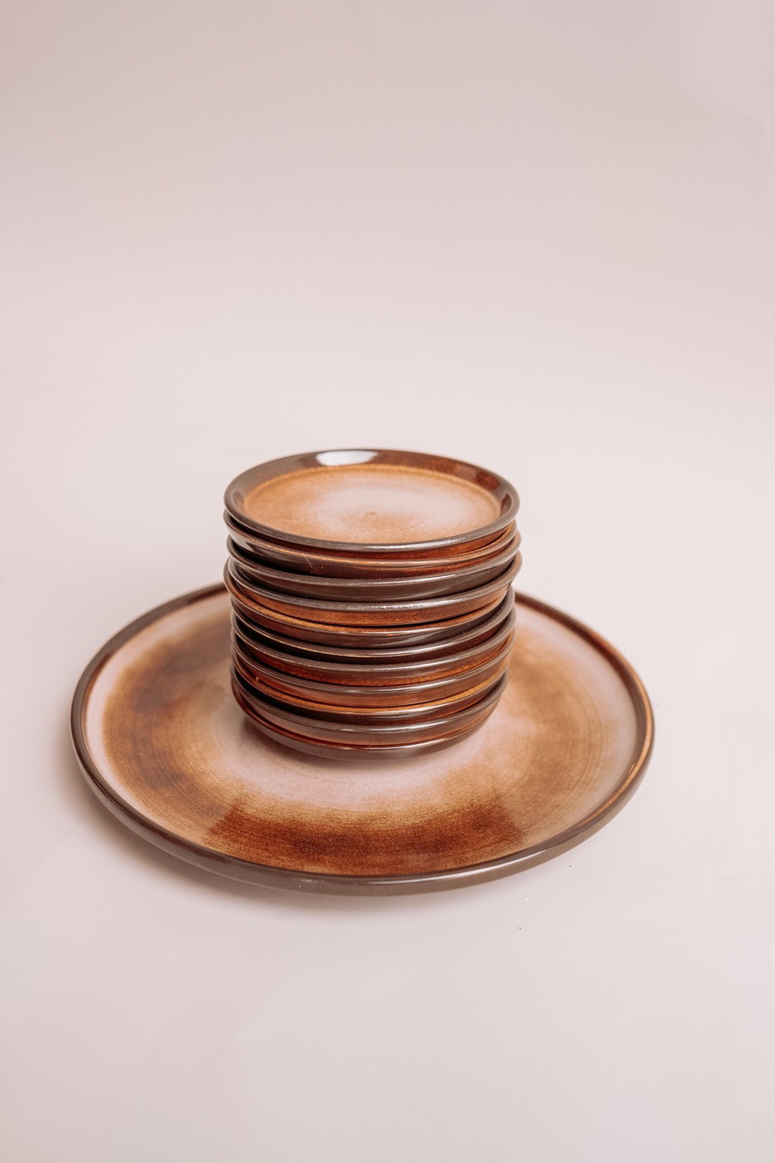 Set Of 11 Vintage Ceramic Amuse Plates + Serving Bowl | €45 | Whoppah