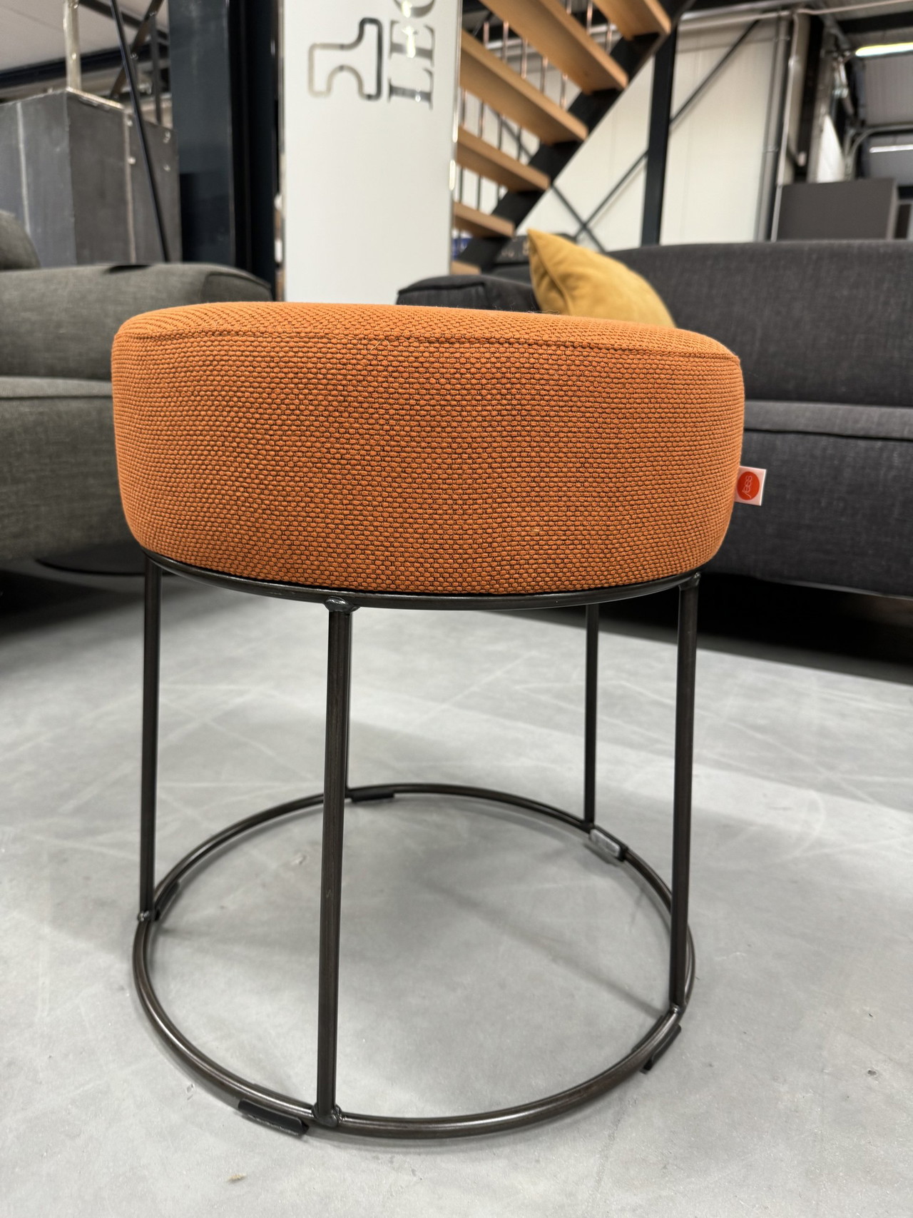 Jess Design Cody Stool orange fabric | €395 | Whoppah