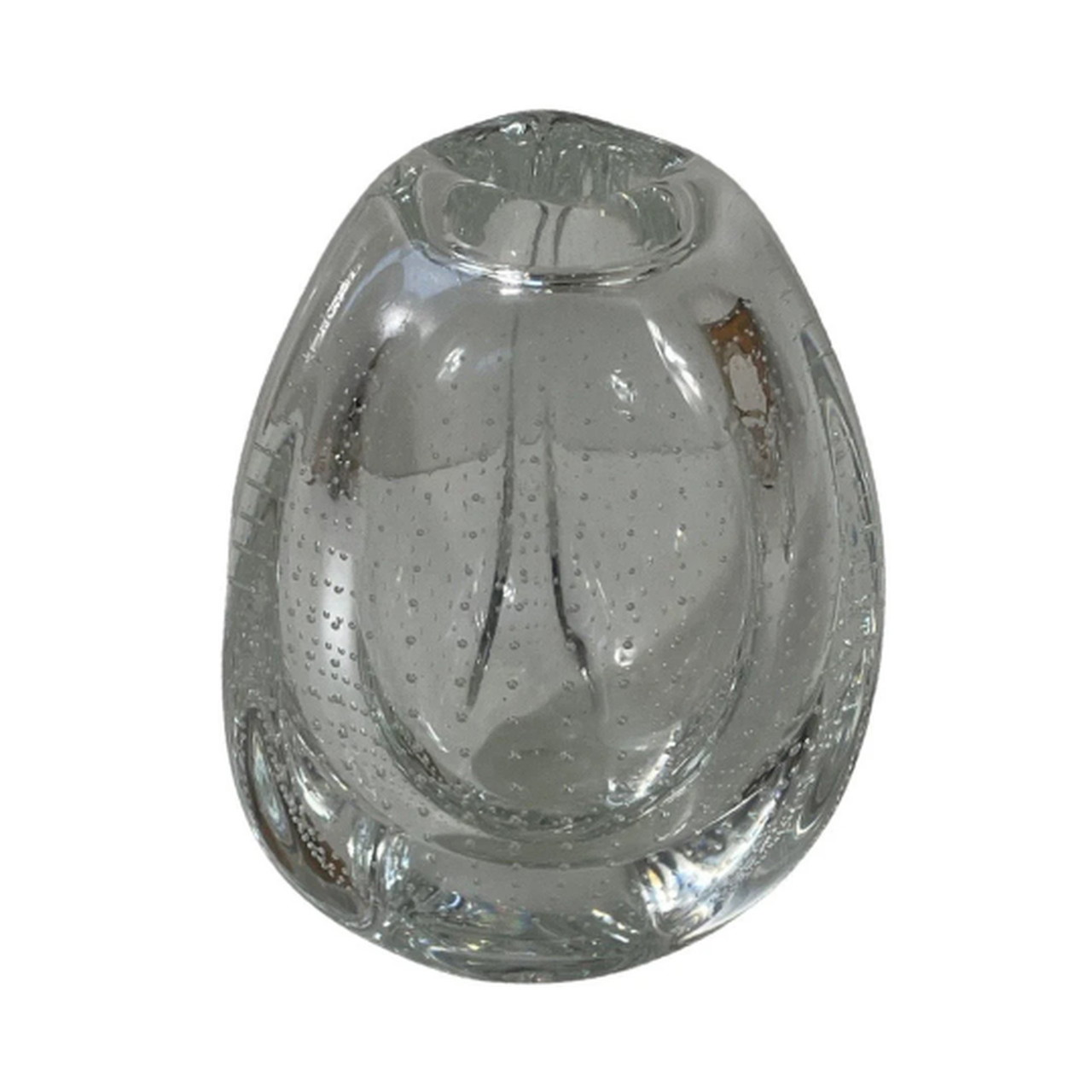 Floris Meydam - Glasunie Leerdam - Vase with encapsulated bubbles ...