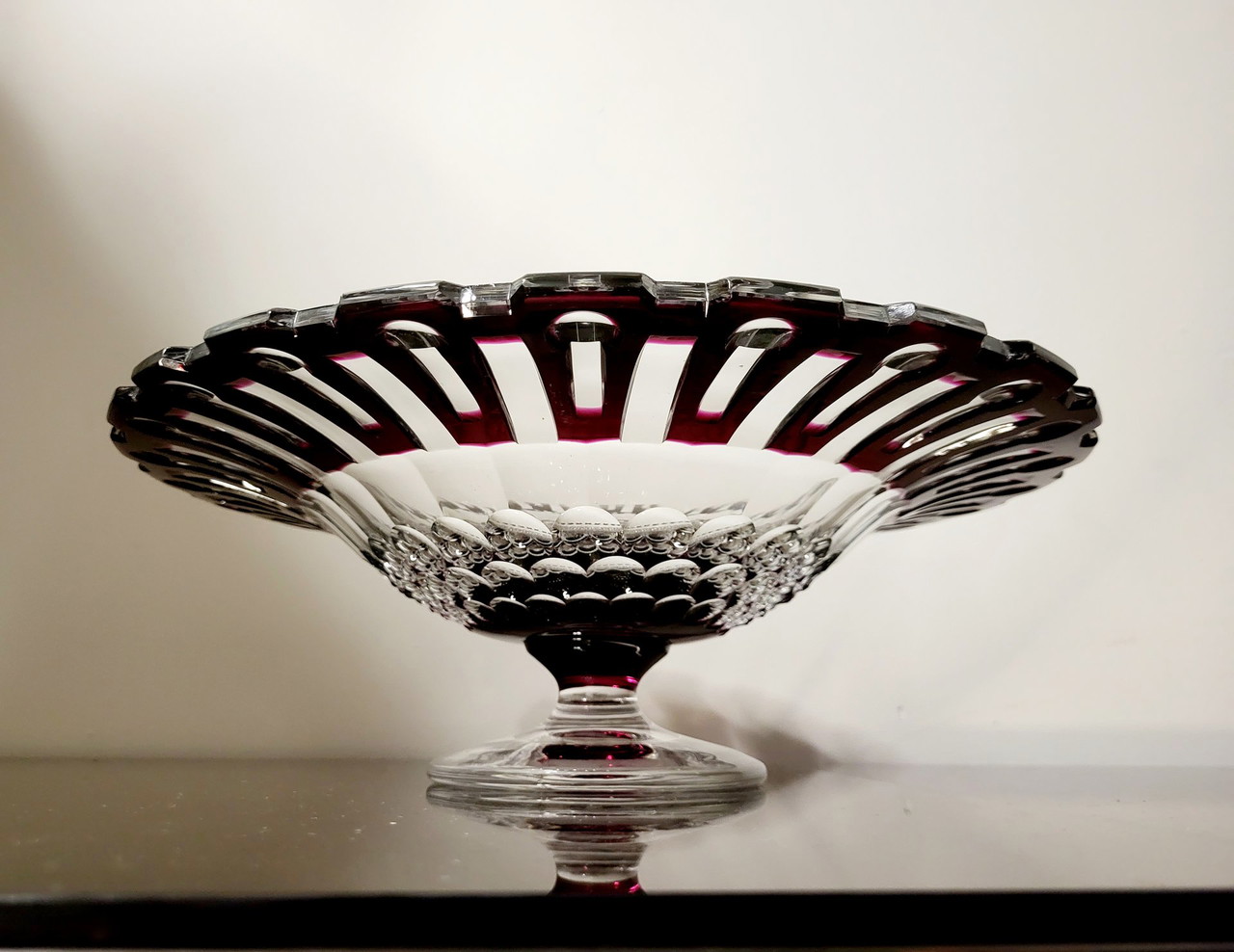 Val saint lambert plat à pied | €475 | Whoppah