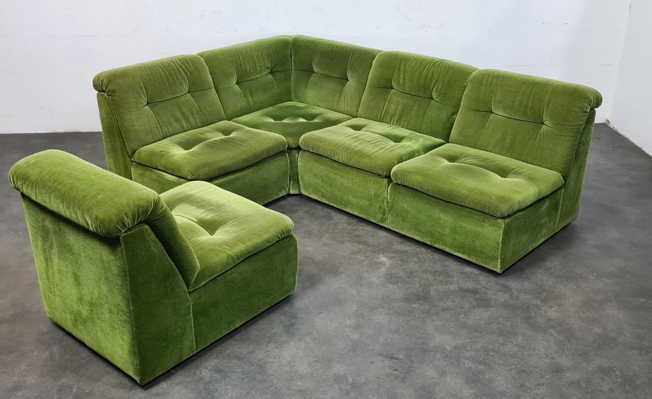 Vintage corner sofa, elements sofa | €1,699 | Whoppah