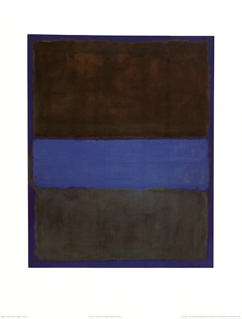 Mark Rothko - Rust and Blue no 61 from 1962 | €55 | Whoppah