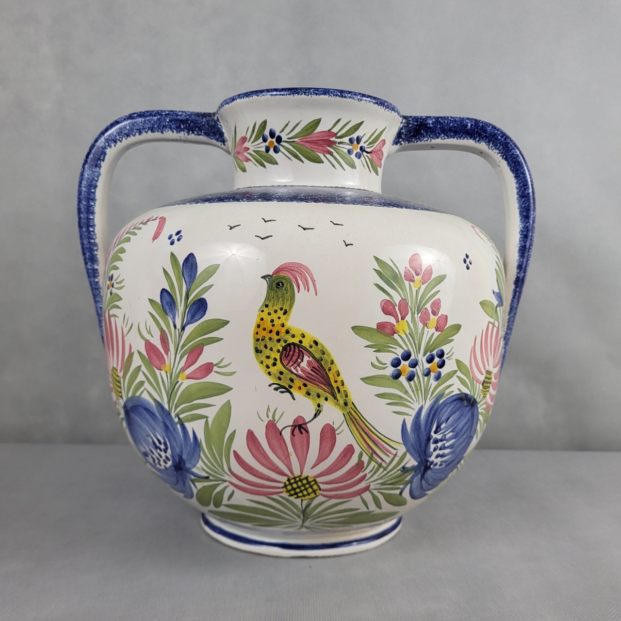 Vase Boule En Faïence De Quimper 1950'S | €150 | Whoppah
