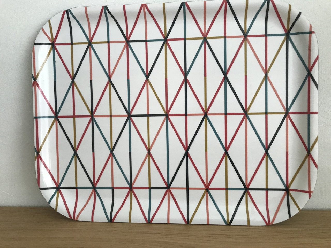Vitra Classic Tray Tray Large, Grid Multicolor | €69 | Whoppah