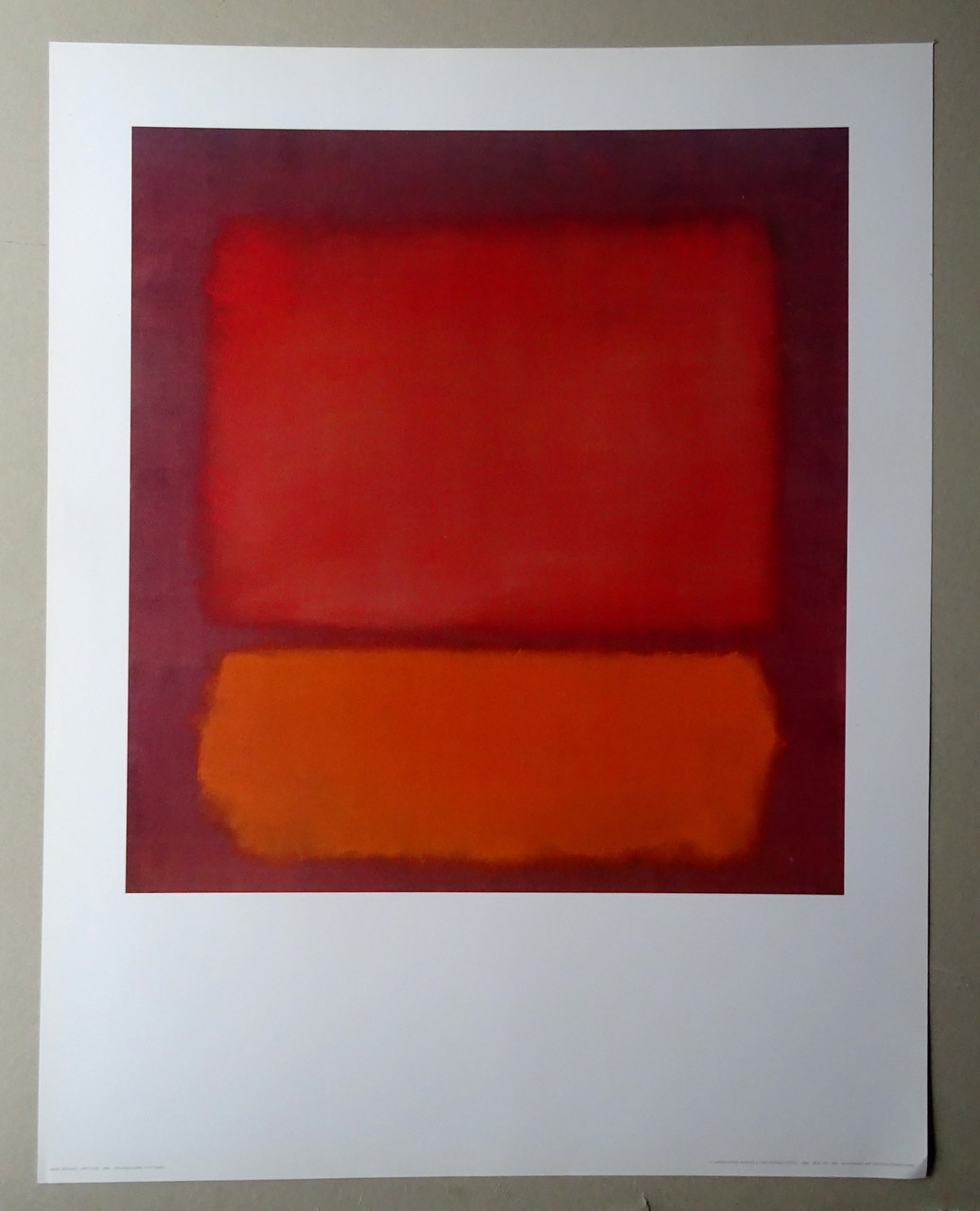 Mark Rothko - Sans titre 1962 - Lithographie offset - Achenbach Art ...