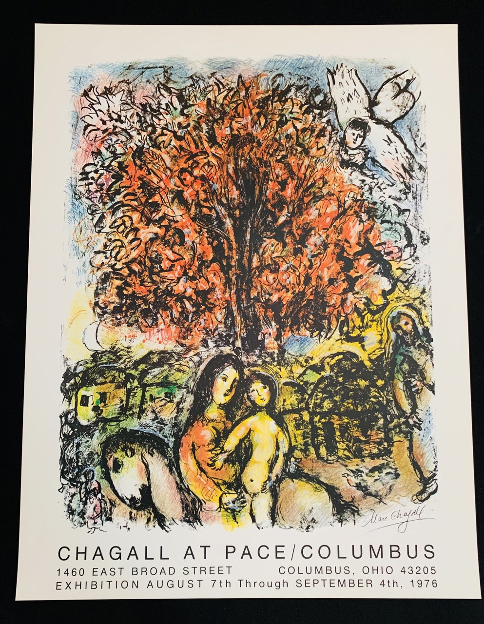 Marc Chagall - Sainte Famille - Galerie Pace - 1976 - Lithographie ...