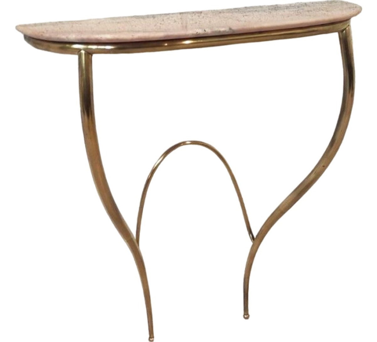 Console en laiton et marbre attribuée à Carlo Rava, années 1950 | € ...