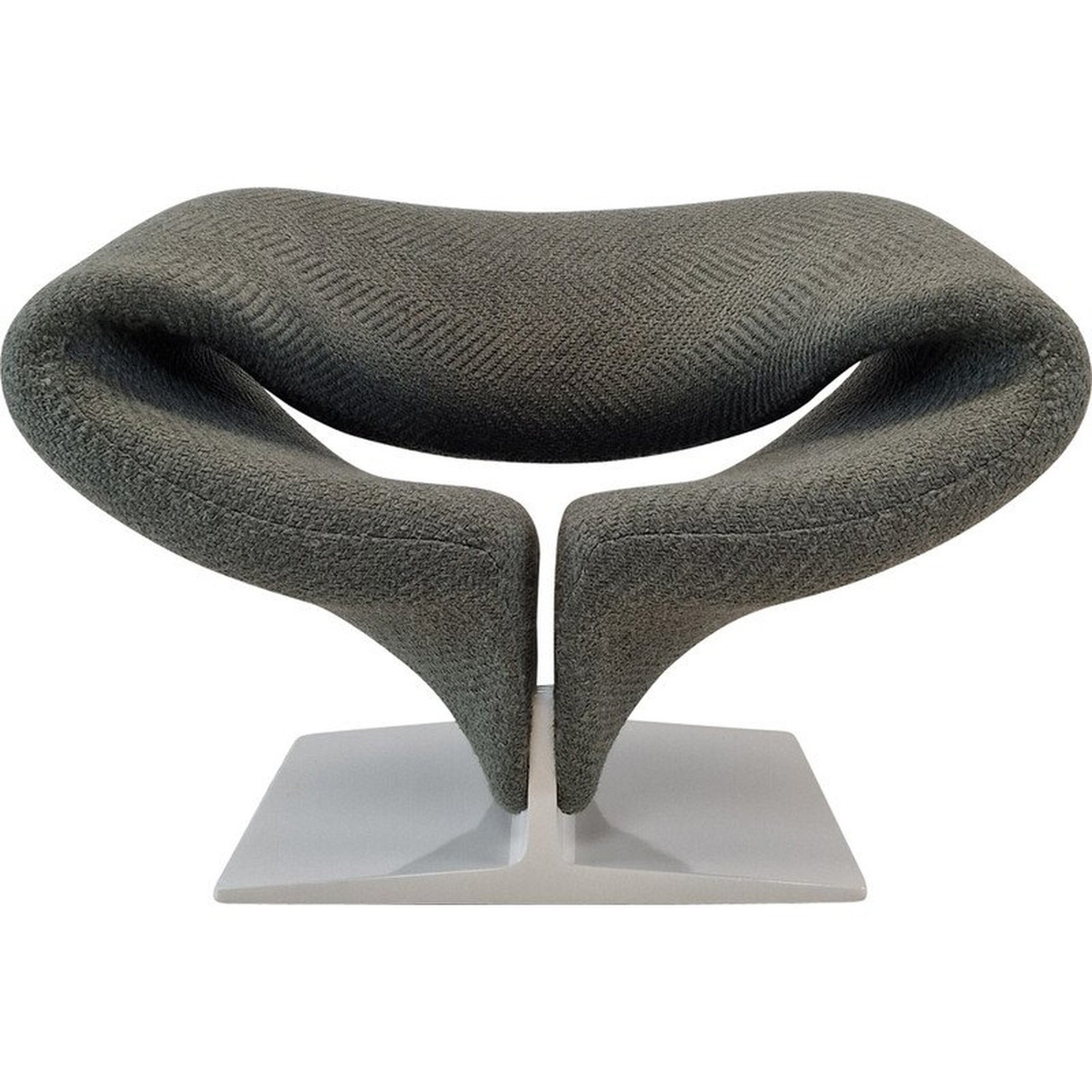 Chaise vintage en tissu rubané par Pierre Paulin pour Artifort, Pays ...