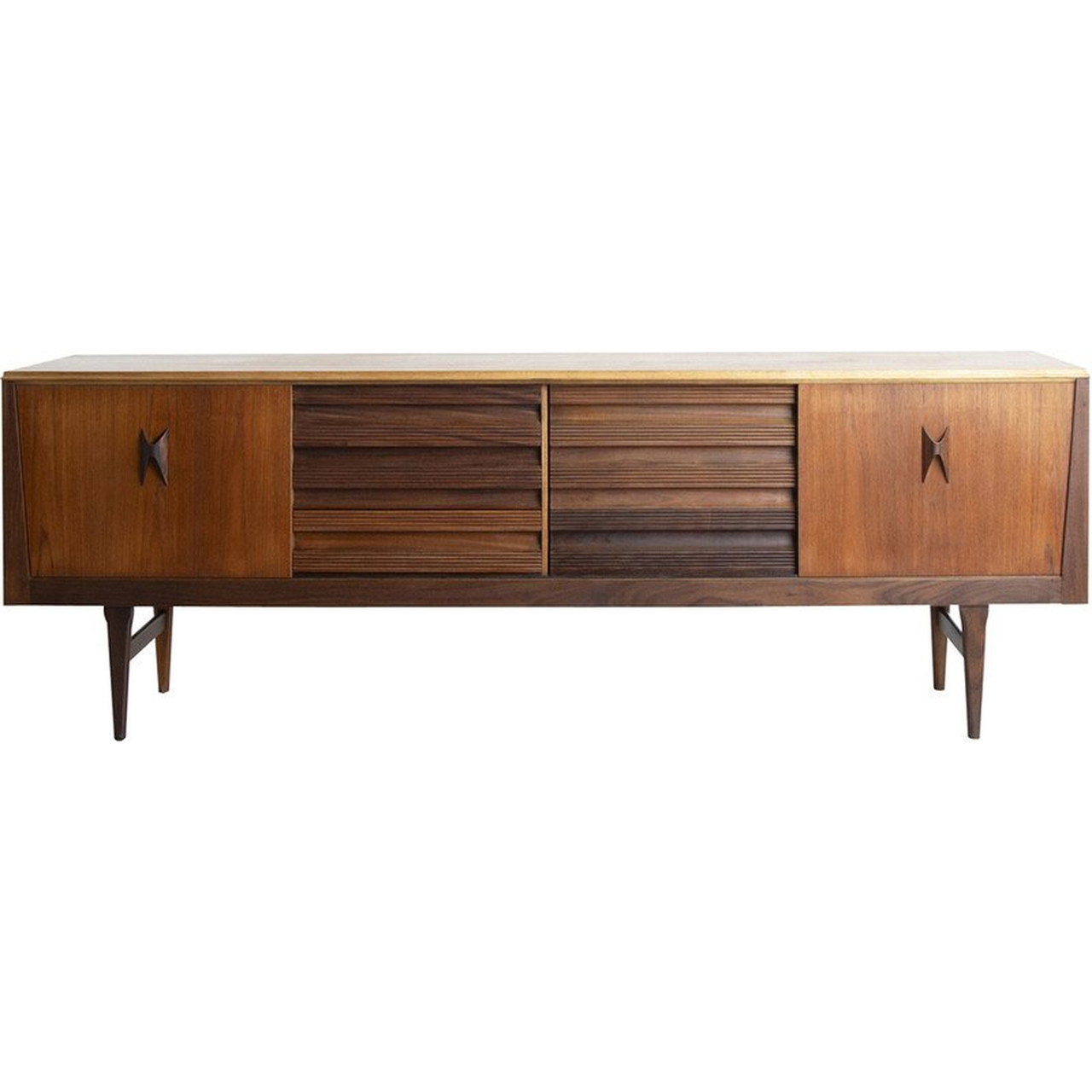 Buffet vintage britannique en teck et palissandre par Elliots of ...