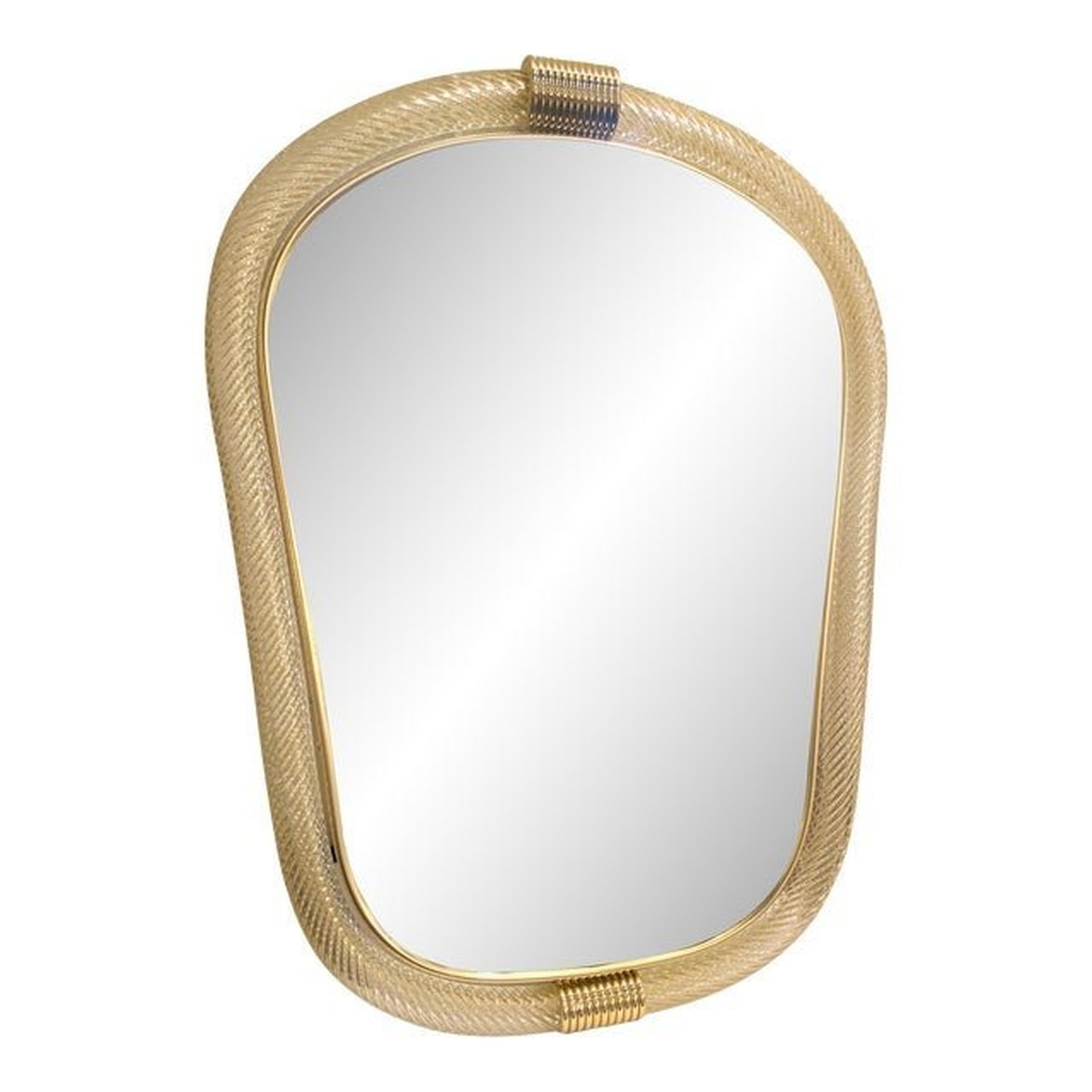 "Torciglione" Miroir mural en verre de Murano de style Barovier | € ...