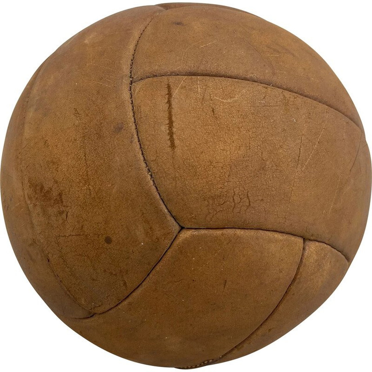 Ballon médicinal vintage en cuir brun, Tchécoslovaquie, années 1930 | € ...