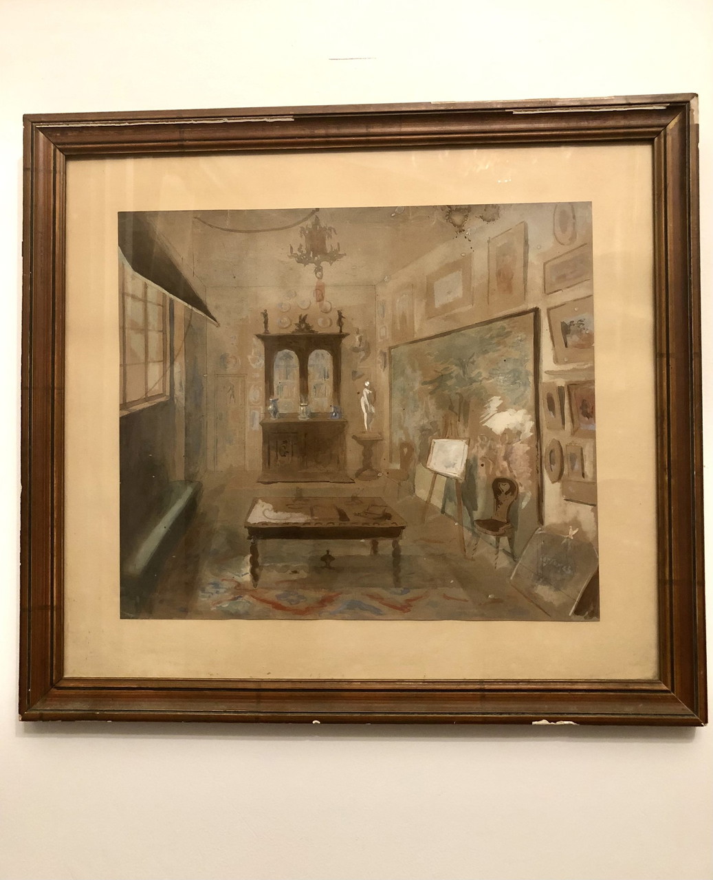 Tableau Ancienne Aquarelle Époque Art Déco . | €580 | Whoppah