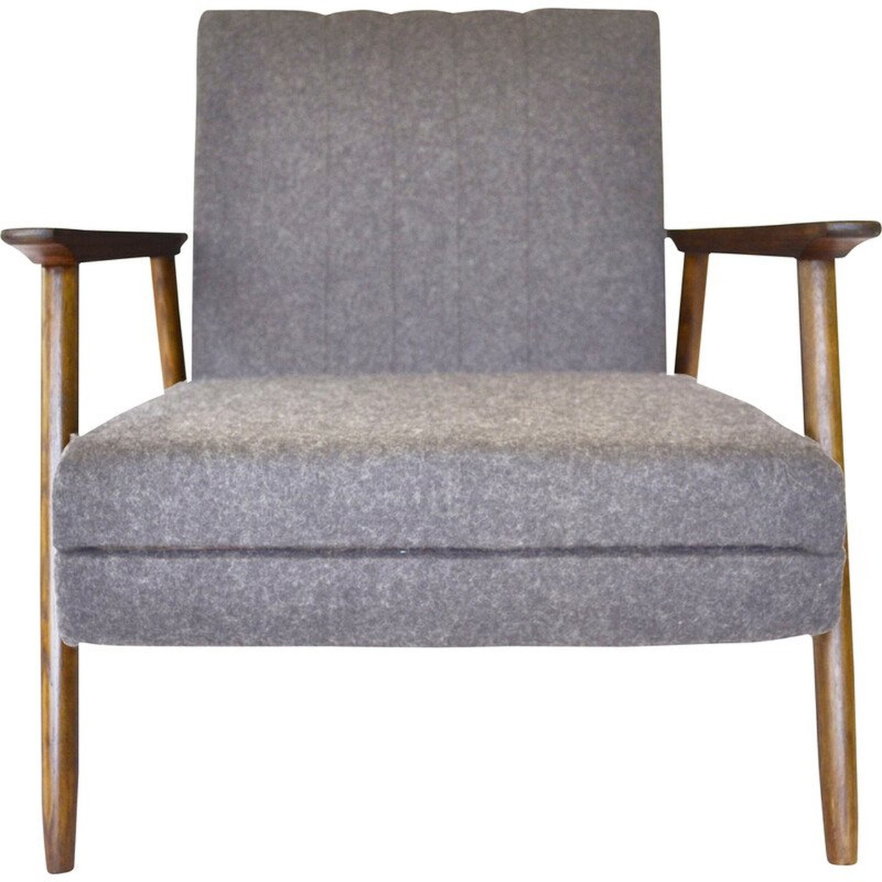 Fauteuil vintage en chêne massif et contreplaqué par Valerija Ema ...