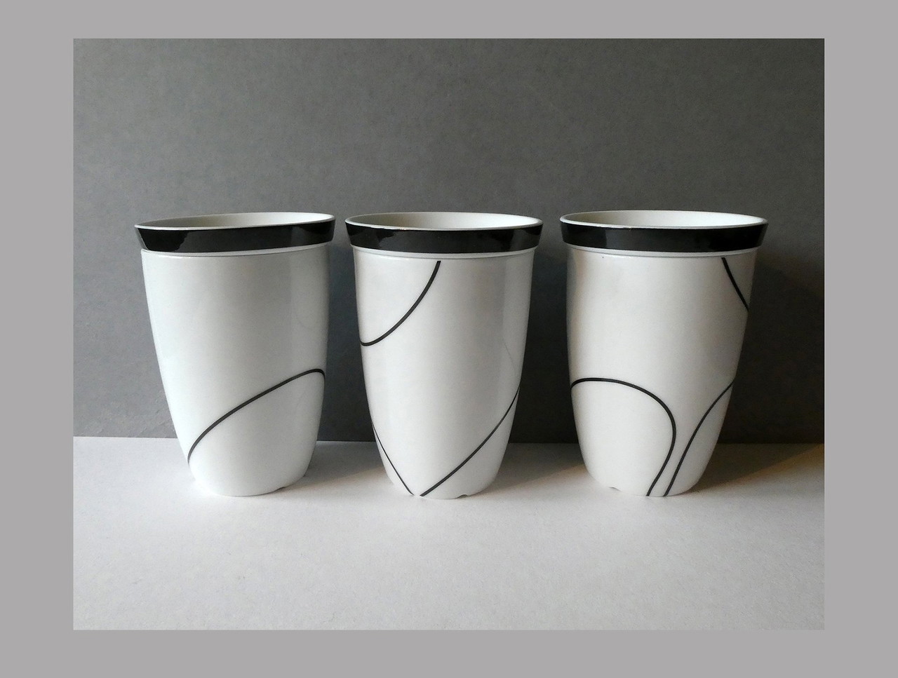 3 Thermobecher Mit Deckel, Porzellan, Design Pernille Vea, Serie ...