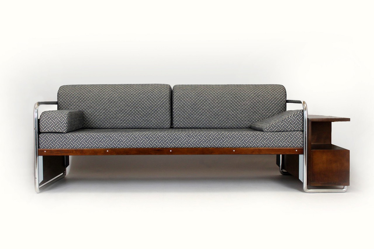 Restauriertes Bauhaus-Stahlrohrsofa von Robert Slezak, 1930er Jahre | € ...