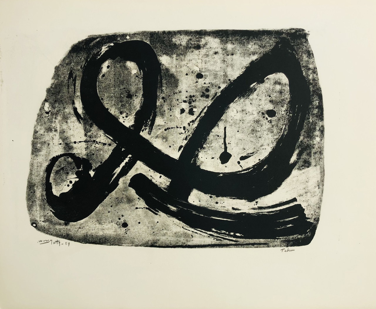 Wim Motz - Lithographie 1959 - Sign | €65 | Whoppah