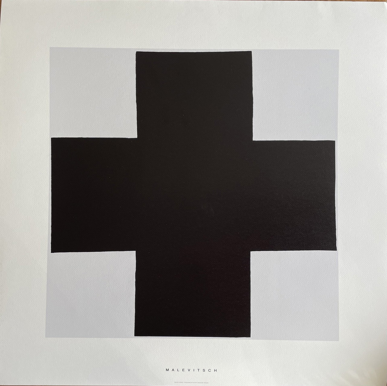 K.S. Malewitsch (1878-1935), Schwarzes Kreuz, 1923, veröffentlicht von ...