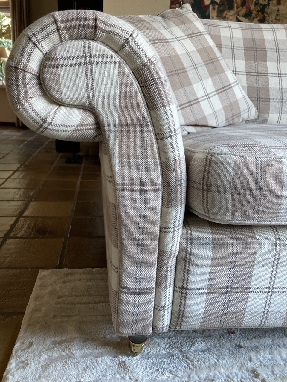 Dfs tartan sofa store
