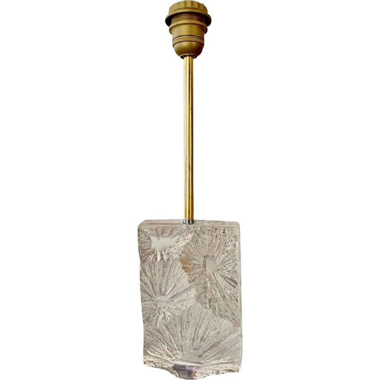 Vintage Kristall-Tischlampe von Daum, Frankreich 1970 | €1,100 | Whoppah