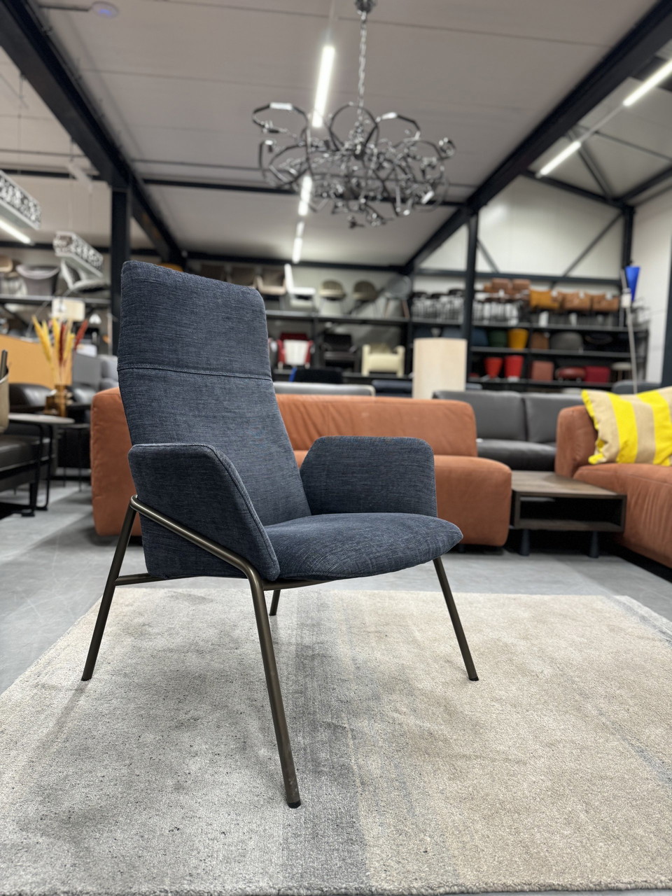 Label Easy Sessel Blau Atohi Stoff | €1,499 | Whoppah