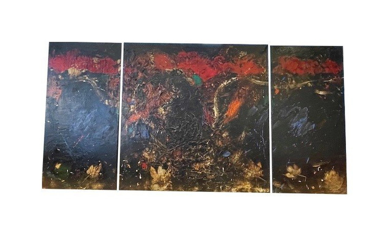 Triptychon von Frits Jansen (Rotterdam 1948) | €900 | Whoppah