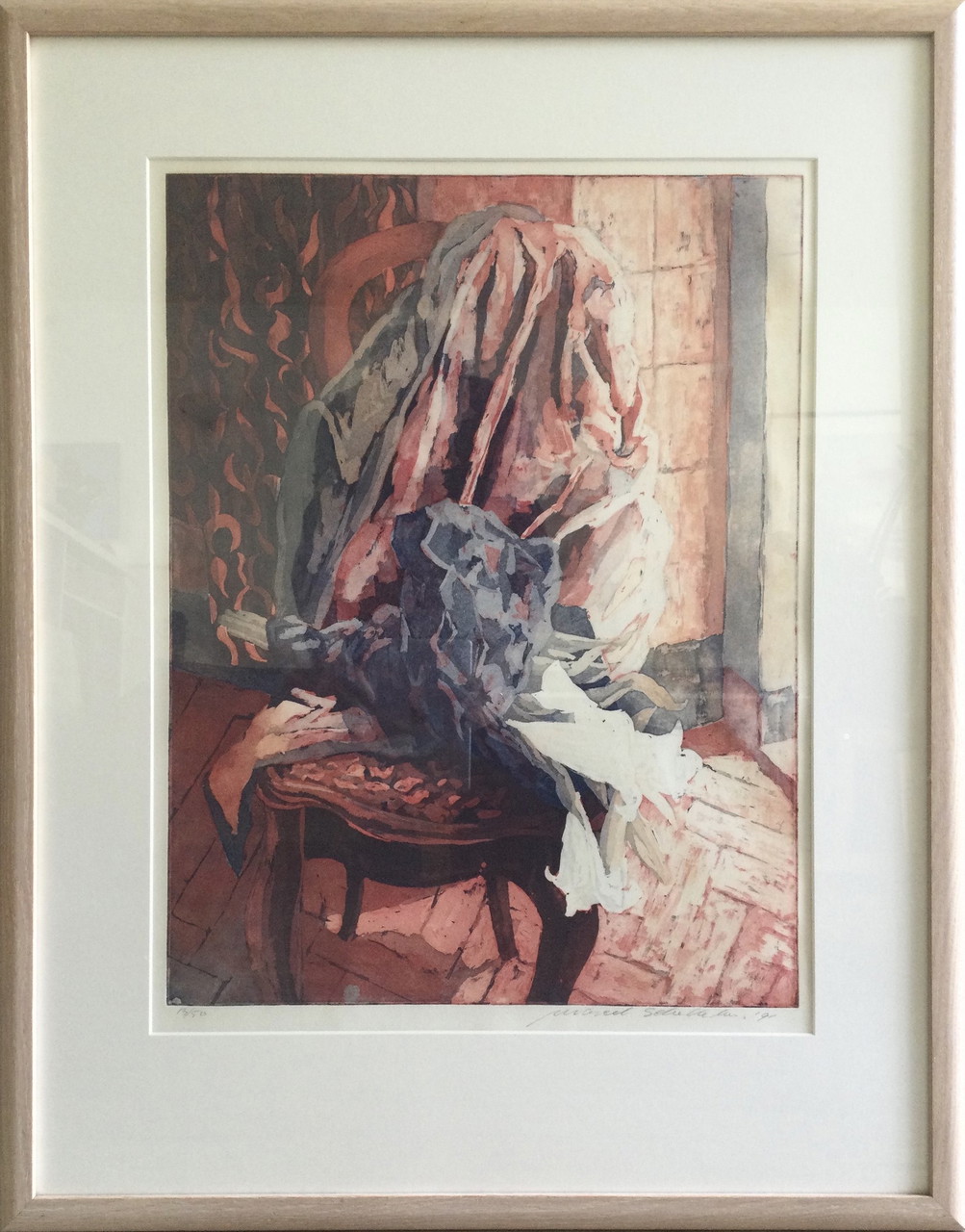 Marcel Schellekens | Radierung - Stilleben 'Besuch' | €130 | Whoppah