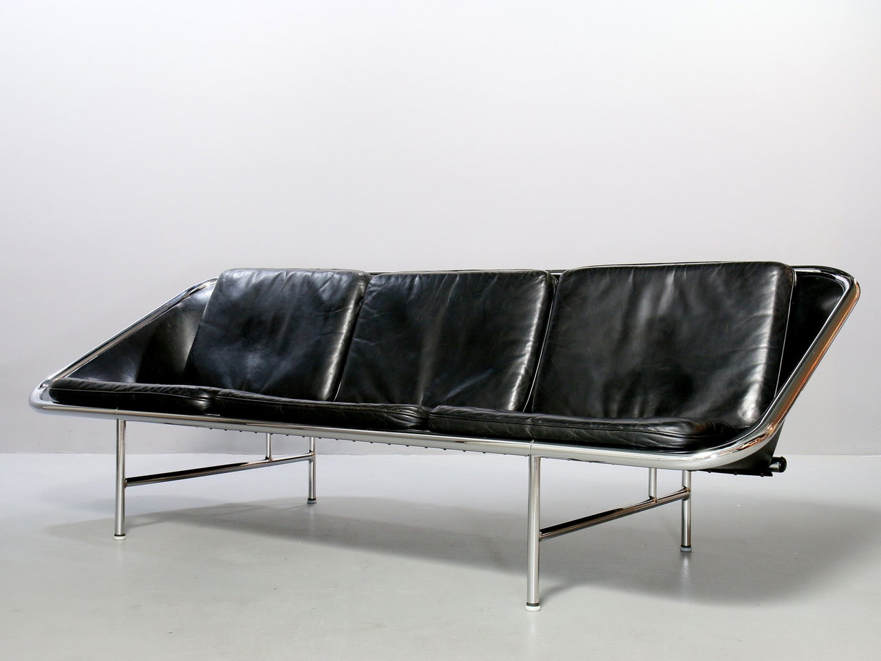Leder Sling Sofa von George Nelson, Herman Miller, Rarität 60th | € ...